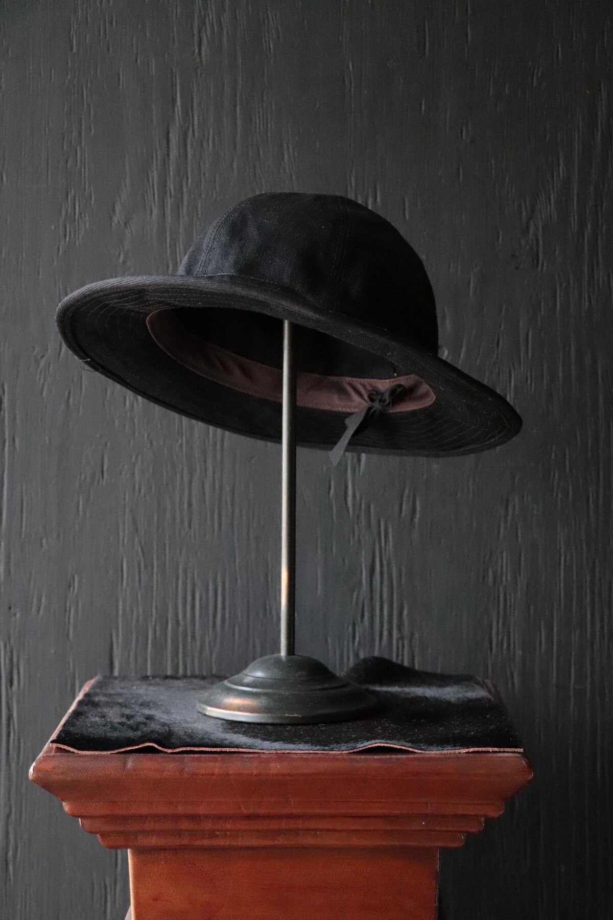 Black Denim Utility Hat / Deep Black - BSSC-25902 | Collection - BLACK SIGN