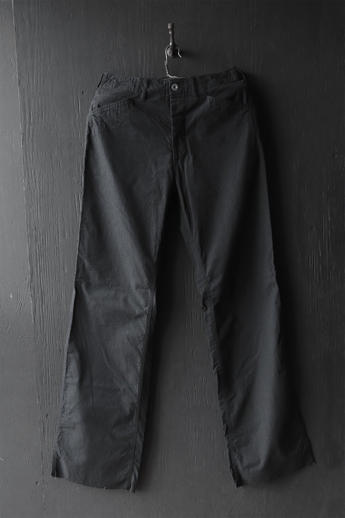 6.2oz Twisted Heather Chambray Miner Waist-Overalls / Black Heather ...