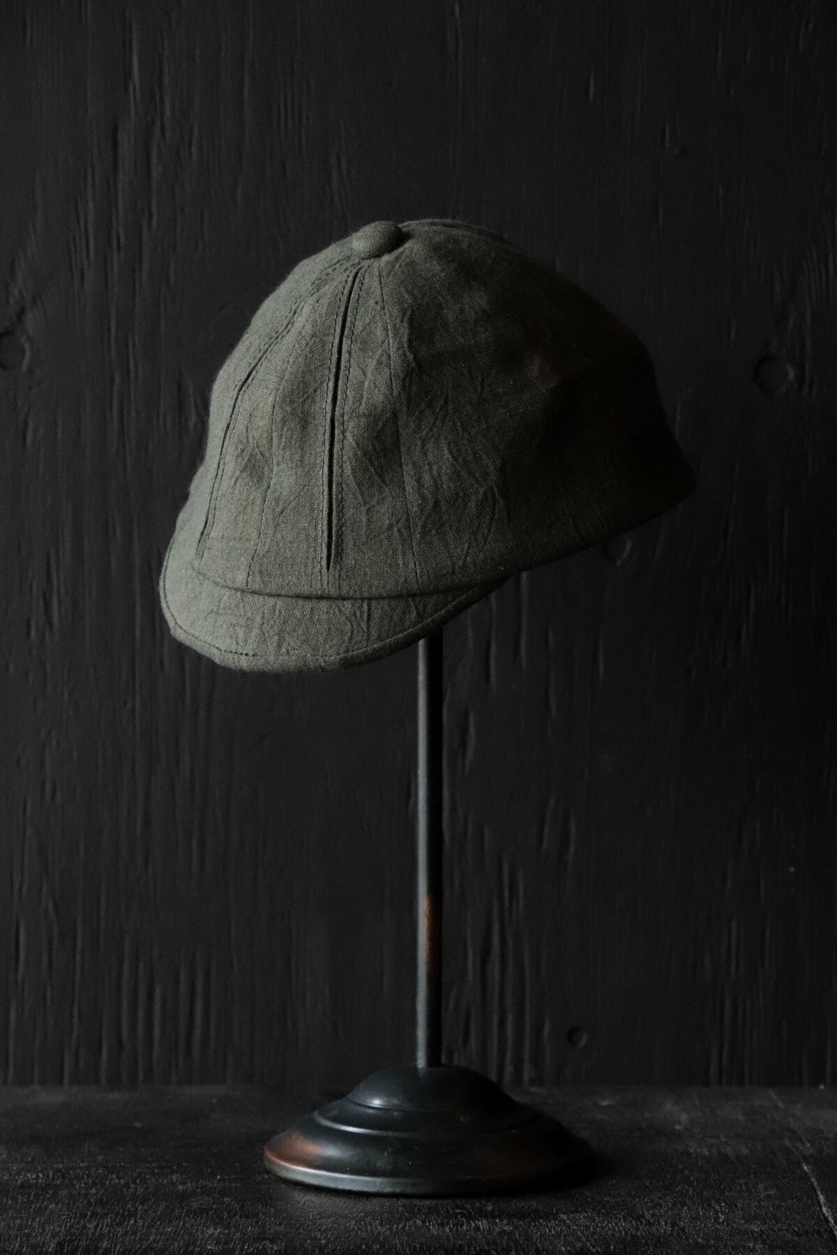 Linen Canvas Antique B/B Cap / Hide Green - BSSC-24909 | Collection ...